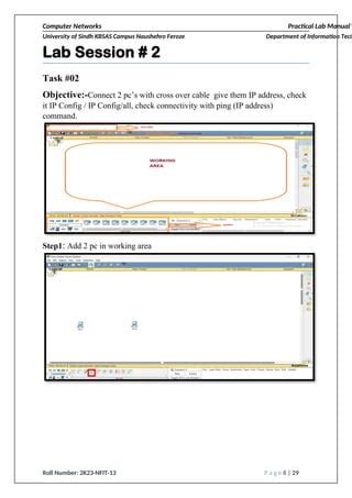 Computer Networks Lab Using Cisco Packet Tracer DOCX