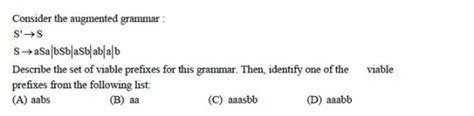 Compiler Design Compiler Viable Prefix