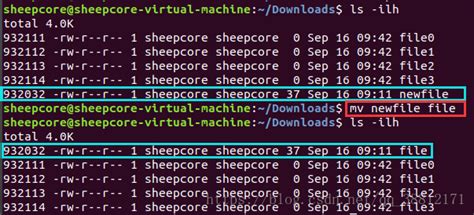 linux 命令行学习之路 4 重命名文件 mv ilnux命令行文件重命名 csdn博客