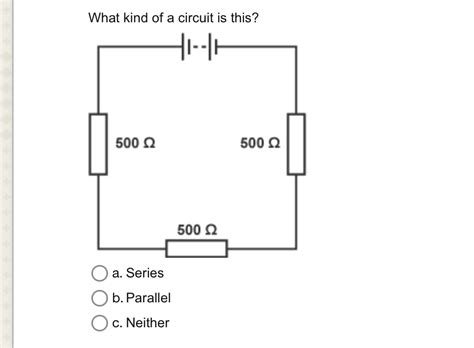solved what kind of a circuit is thisa ﻿seriesb