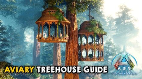 Hanging Aviary Treehouse Building Tutorial Ark Survival Ascended In 2025 Building A