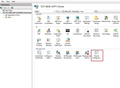 Windows Server Iis Shared Config