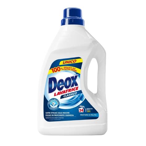 Deox Laundry Detergent Classic 24 Washes 12 Lt 6 In A Box