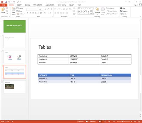Replacevariabletable Replaces A Group Of Variables Within A Set Of Table Rows Phppptx