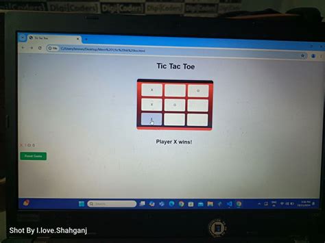 Shikhar Singh On Linkedin Tic Tac Toi Game With Html Css And Javascript 👍 Digicoders