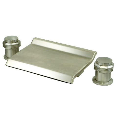 Kingston Brass Ks2248mr Milano Two Handle Deck Mount Roman Tub Faucet