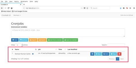 مدیریت Cron Jobs با استفاده از Crontab UI در لینوکس لینوکس من