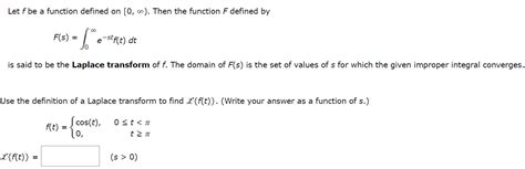 Solved Let F Be A Function Defined On Then The Chegg Com