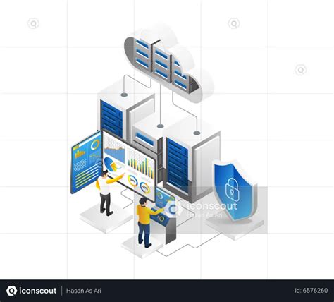 Best Premium Cloud Server Endpoint Illustration Download In Png