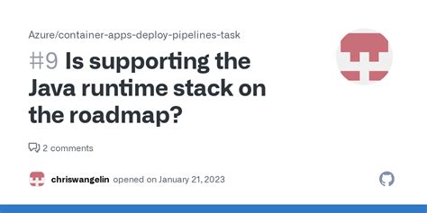 Is Supporting The Java Runtime Stack On The Roadmap · Issue 9 · Azurecontainer Apps Deploy