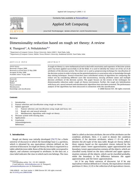 a review on dimensionality reduction pdf fuzzy logic neuron