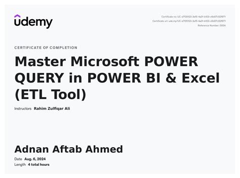 Earned Power Bi Power Query Certification Adnan Aftab Posted On The Topic Linkedin