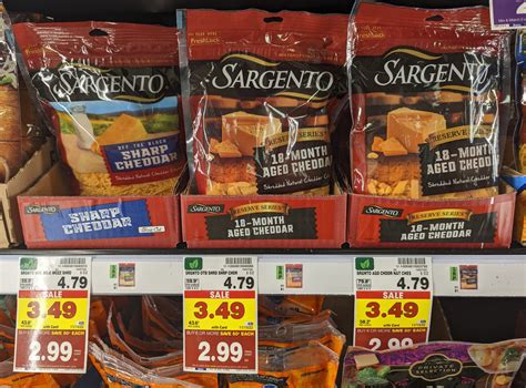Sargento Shredded Cheese As Low As 2 49 At Kroger Regular Price 4 79 Iheartkroger