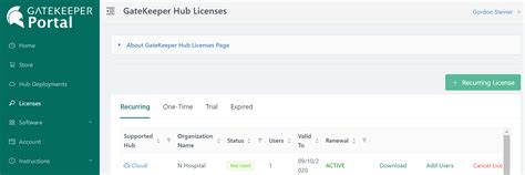 How To Use My License To Activate Gatekeeper Hub Admin Console