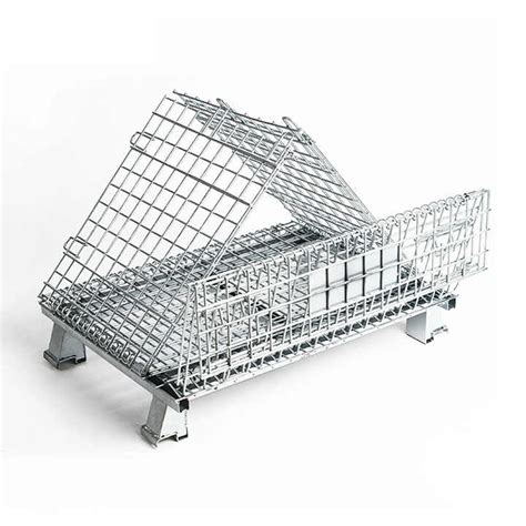 Warehouse Assembled Heavy Duty Storage Stackable Foldable Galvanized