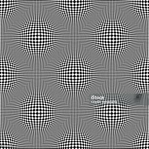 구형 볼륨 흑백 기하학적 추상 배경 체스 보드 3d 효과 Op 아트의 착시와 체크 무음 패턴 검안에 대한 스톡 벡터 아트 및