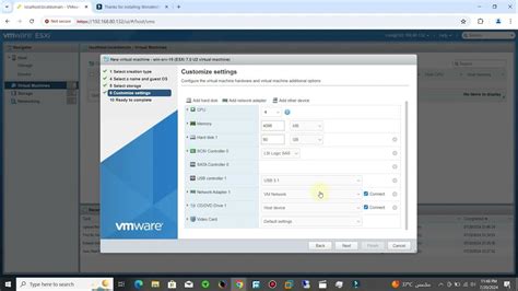 Create Virtual Machine Esxi Youtube
