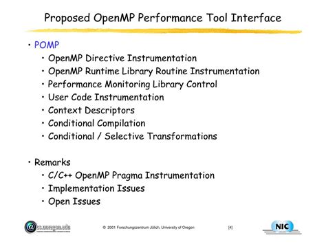 ppt towards a performance tool interface for openmp an approach