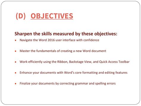 Ict Word Presentation PPTX