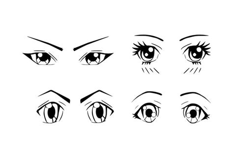 Premium Vector Eyes Expression Set Premium Vector Eyes Expression Set