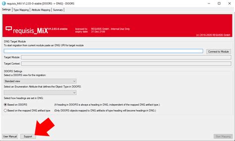 execute a migration with advanced logging for the requisis support team