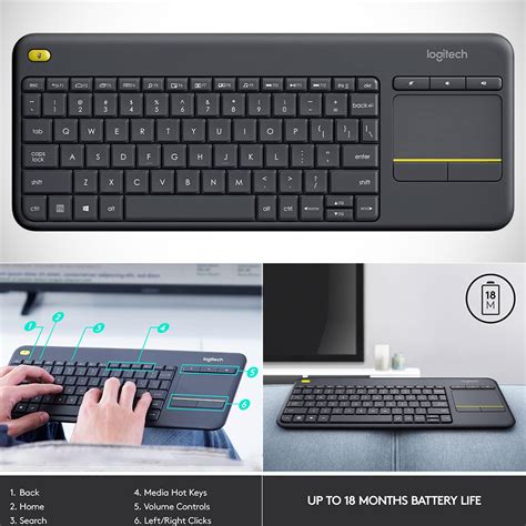 Dont Pay 28 Get A Logitech K400 Plus Wireless Touch Keyboard With Built In Touchpad For 19