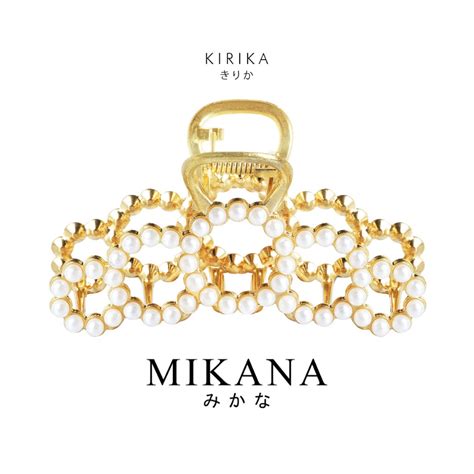 Mikana Floral Hiroko Metal Hair Clamp For Women Hair Accessories Hair Clips Hair Claw Gift Box