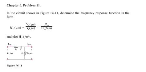 Solved In The Circuit Shown In Figure P611 Determine The