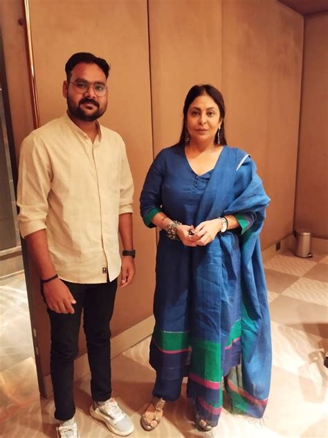 Adarsh Singh On Linkedin Actress Shefali Shah