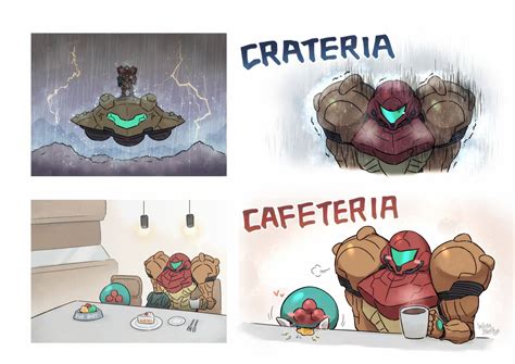 Samus Aran And Metroid Metroid And More Drawn By Wakaba Wata Ridley Danbooru