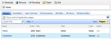 code on time development project designer browsing project