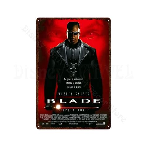 Tin Sign Blade Movie Poster Wesley Snipes Vintage 46 Off