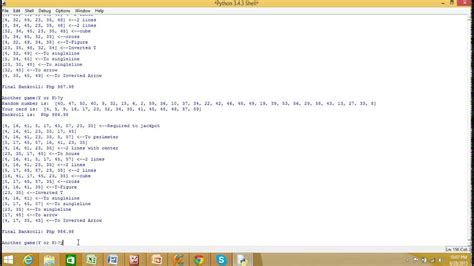 E Bingo Using Python Programming Wout Graphics Youtube