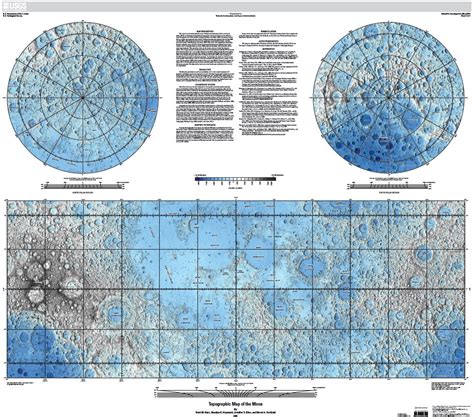 Hi Res Image And Topographic Maps Of The Moon From The Lunar