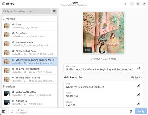 Tagger Tag Your Music LinuxLinks