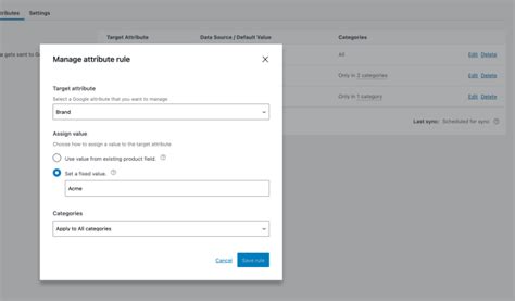 Attribute Mapping Documentation Woocommerce