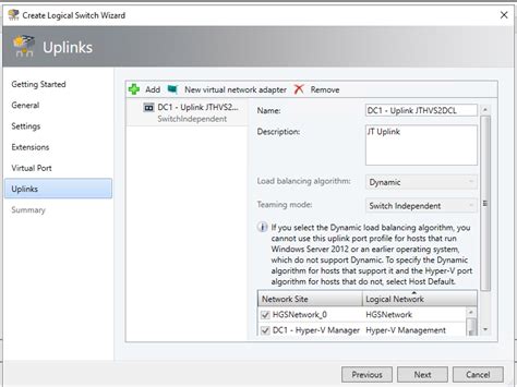 how to configure system center vmm part 5 logical switches