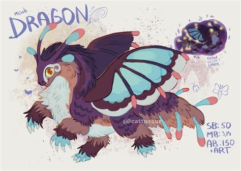 🦋 Moth Dragon 🦋 Adopt Auction Open On Toyhouse