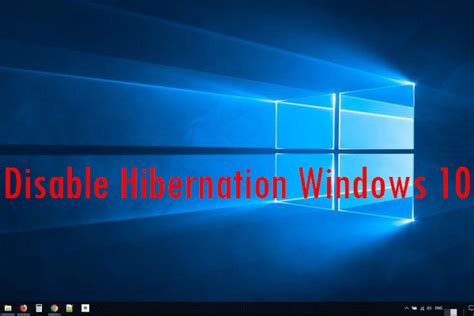 Disable Hibernation Windows EgaseX