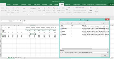 Creating A Multi Line Chart In Excel With Calculations Stack Overflow
