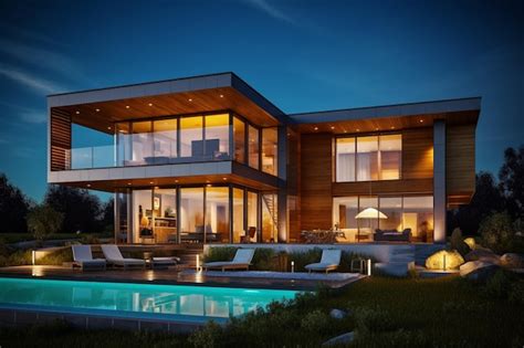 Premium Ai Image New Modern House New Construction Creative Structure Future Architechture