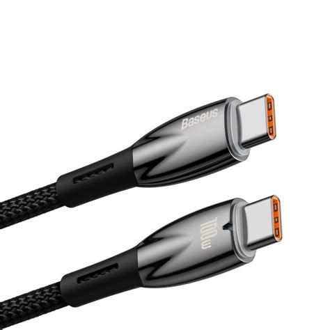 Baseus Glimmer Series Usb C Usb C Töltőkábel Adatkábel 100w 2m