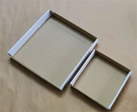 Single Wall 3 Ply Corrugated Pizza Lidless Box Tray At ₹ 15piece In