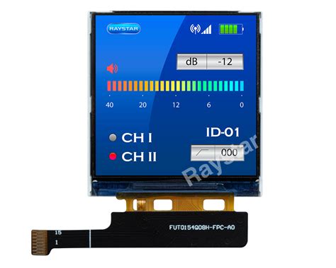 1 54 Inch Square Lcd Screen Module Raystar Square Lcd