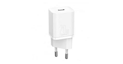 Hálózati Töltő Adapter 20w Usb Type C Aljzat Gyorstöltés Pd Baseus