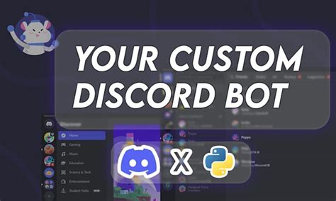 Create A Custom Discord Bot Using Javascript And Python By Syedjawad