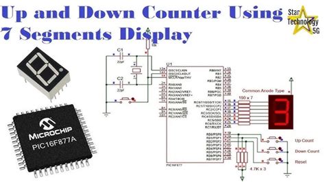 3 Digit Up Down Counter Pic16f877a Microcontroller Based