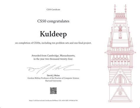 Kuldeep On Linkedin Cs50 Computerscience Harvard Learning