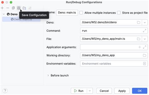 Deno Webstorm Documentation