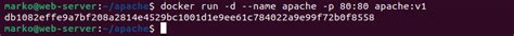 How To Install Apache In Docker